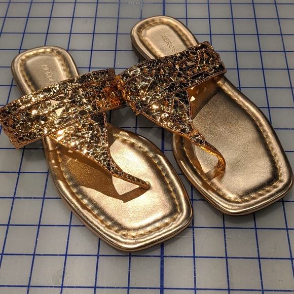 AEROSOLES | Shoes | Rose Gold Slides 7 | Poshmark